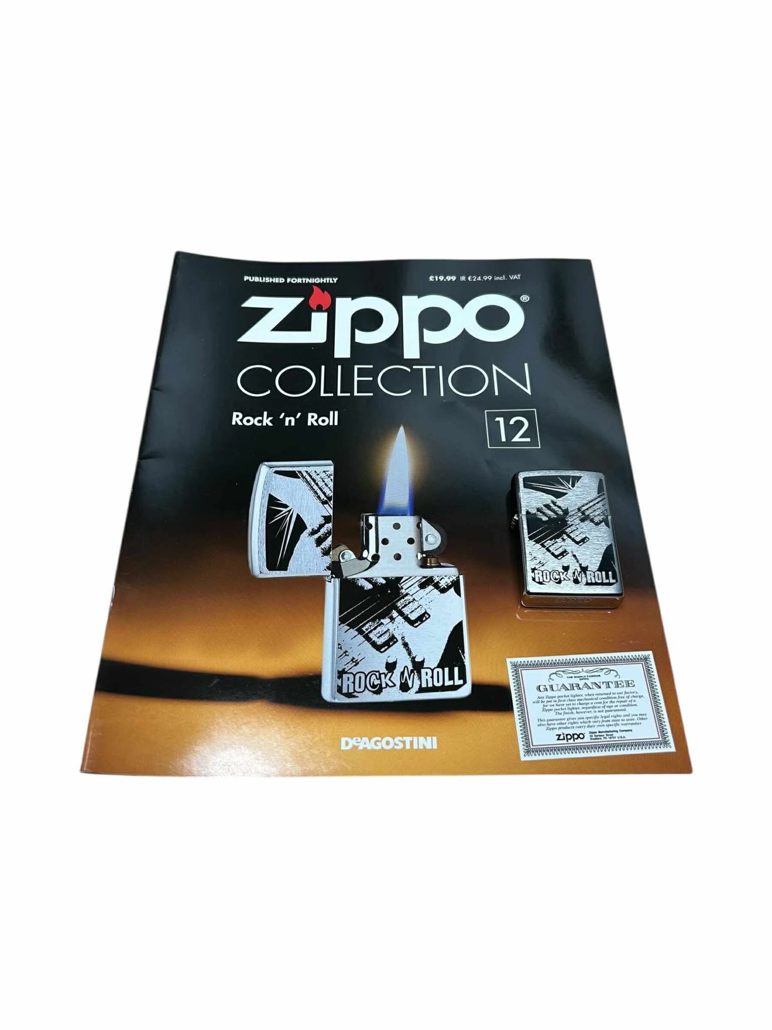 Pre-owned DeAGOSTINI Zippo Collection Magazine & Lighter - #12 Rock 'N ...